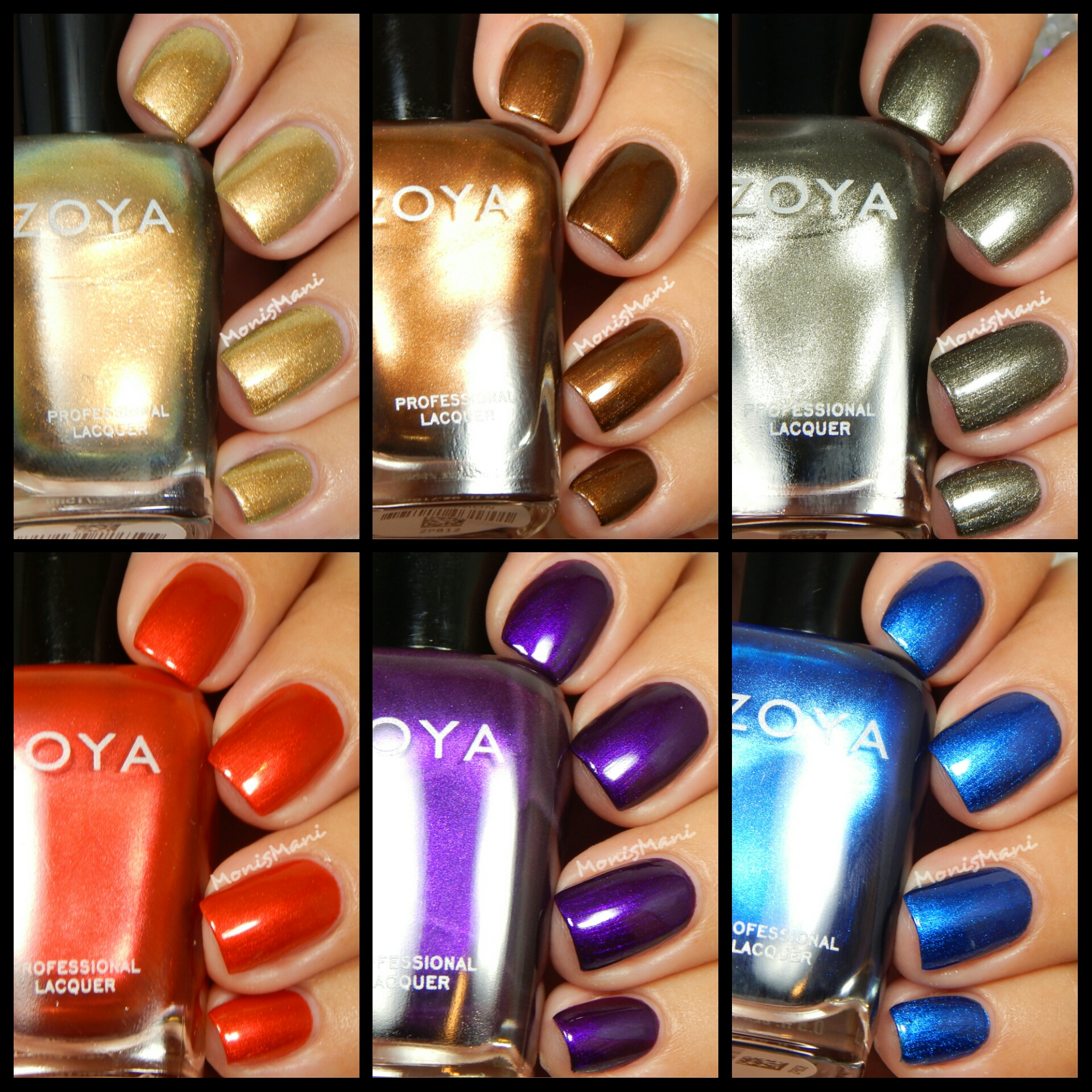 Zoya Flair Collection Swatches and Review | Monismani